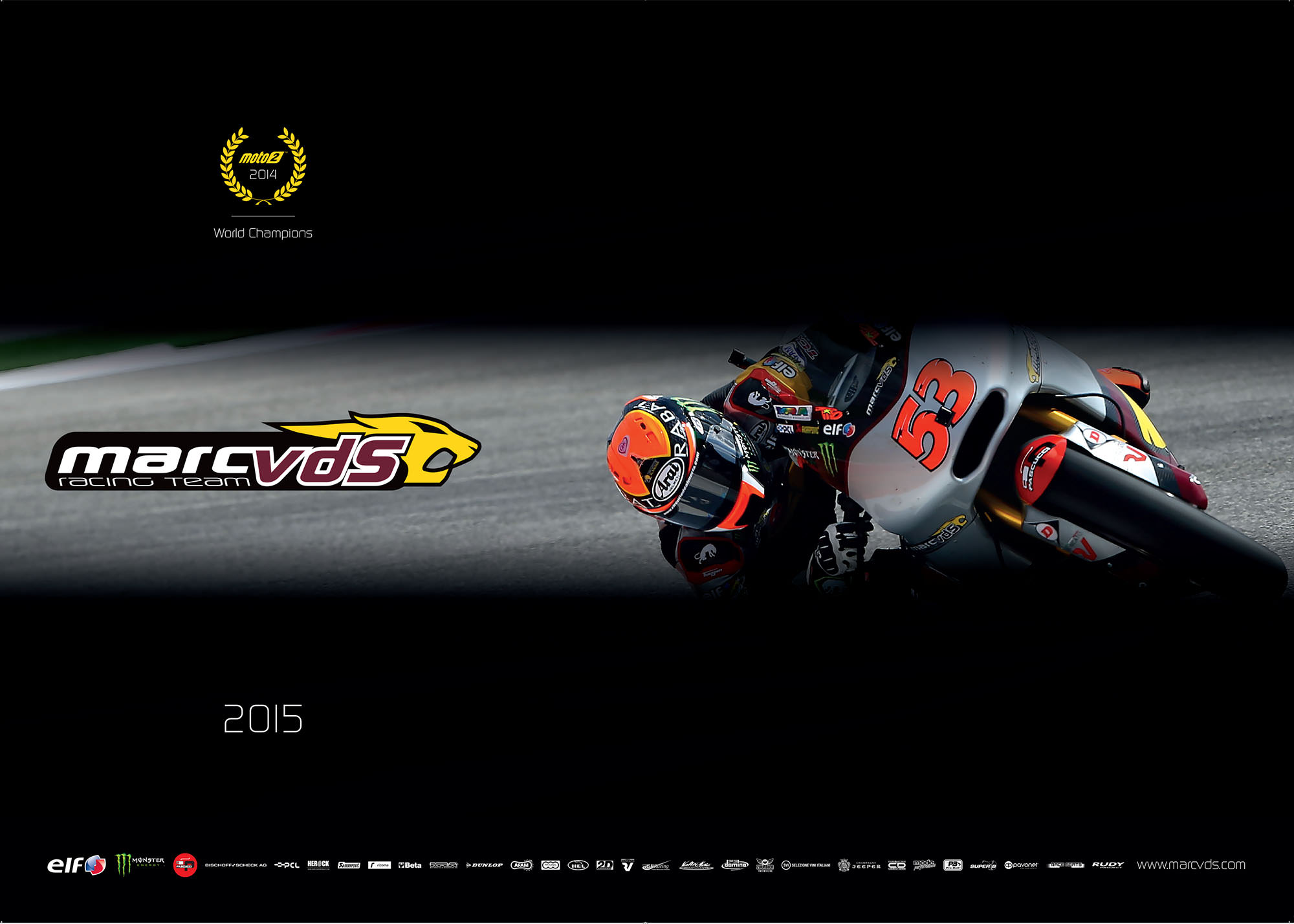 2015 Marc VDS Calendar - ELF Marc VDS Racing Team
