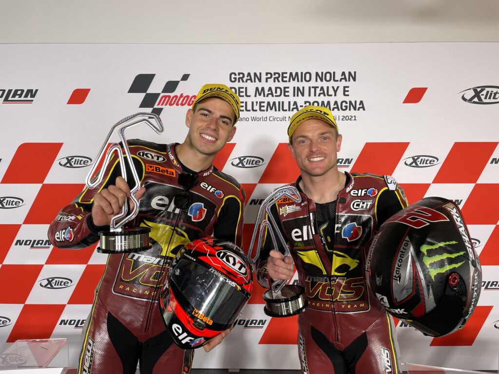 Brilliant one-two for Elf Marc VDS in Misano! - ELF Marc VDS Racing Team