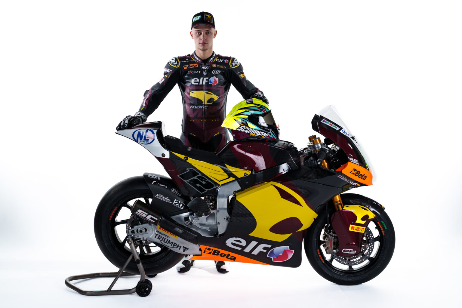 2024 Moto2 Bike & Riders Livery - ELF Marc VDS Racing Team
